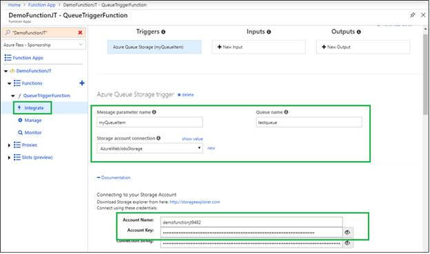 Working With Queue Storage Trigger Azure Functions